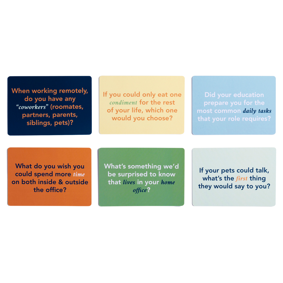 Building Blocks - Office Conversation Starters for Teams & Coworkers ...